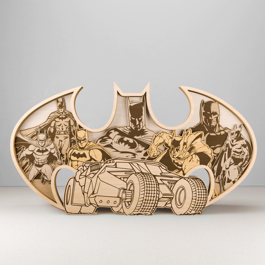 Superhero SVG, 3D Multilayer Laser Cut File Svg, Decor Svg - Layer Art ...