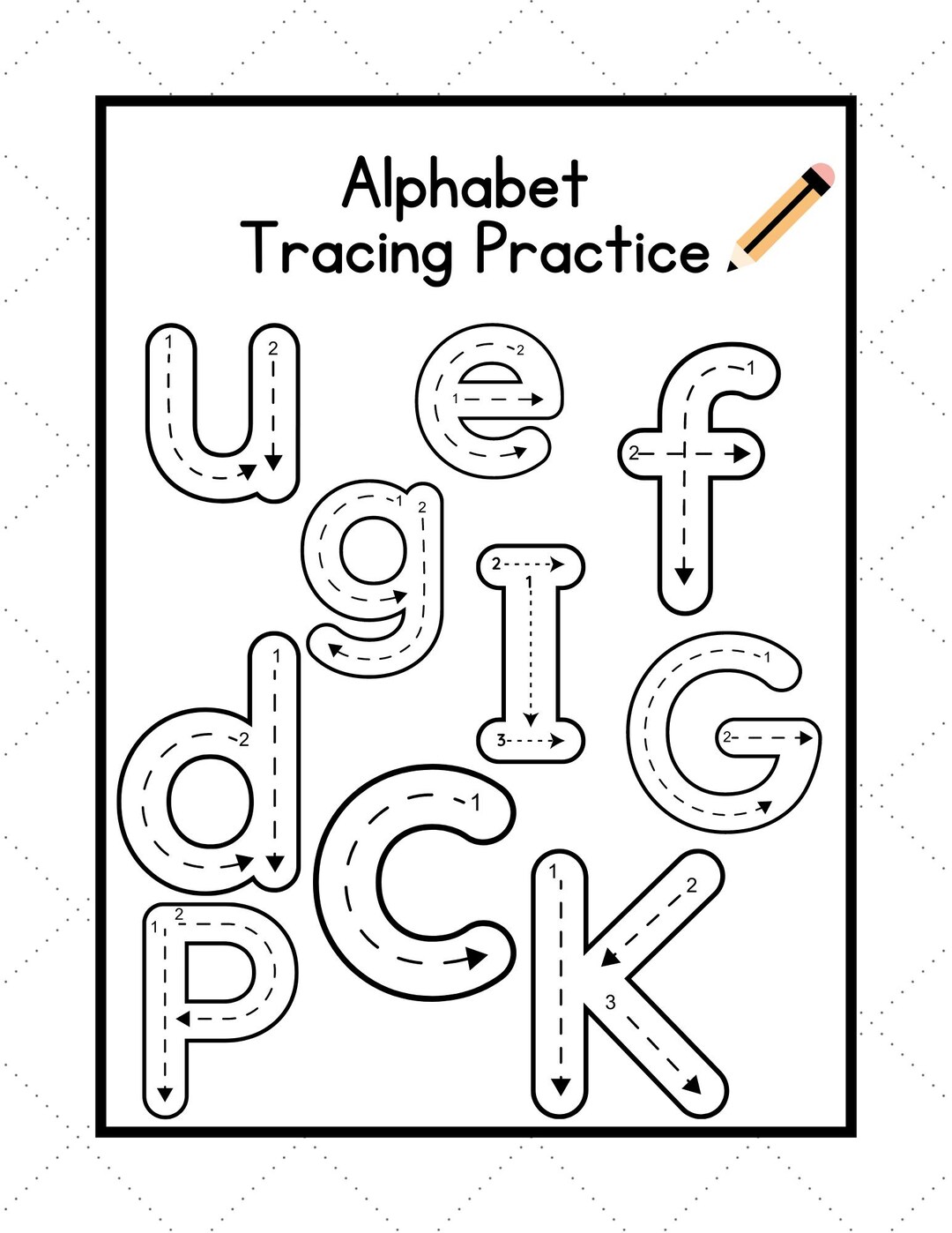 26 ABC Phonics 50 Pages Tracing Worksheet. Preschool Kindergarten ...