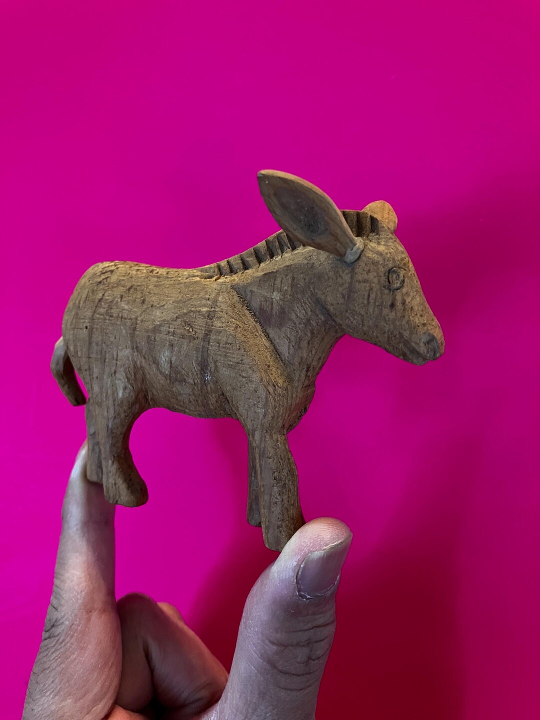 Vintage Cordova Style Donkey Bulto: Hand-carved New Mexico Folk Art - Etsy
