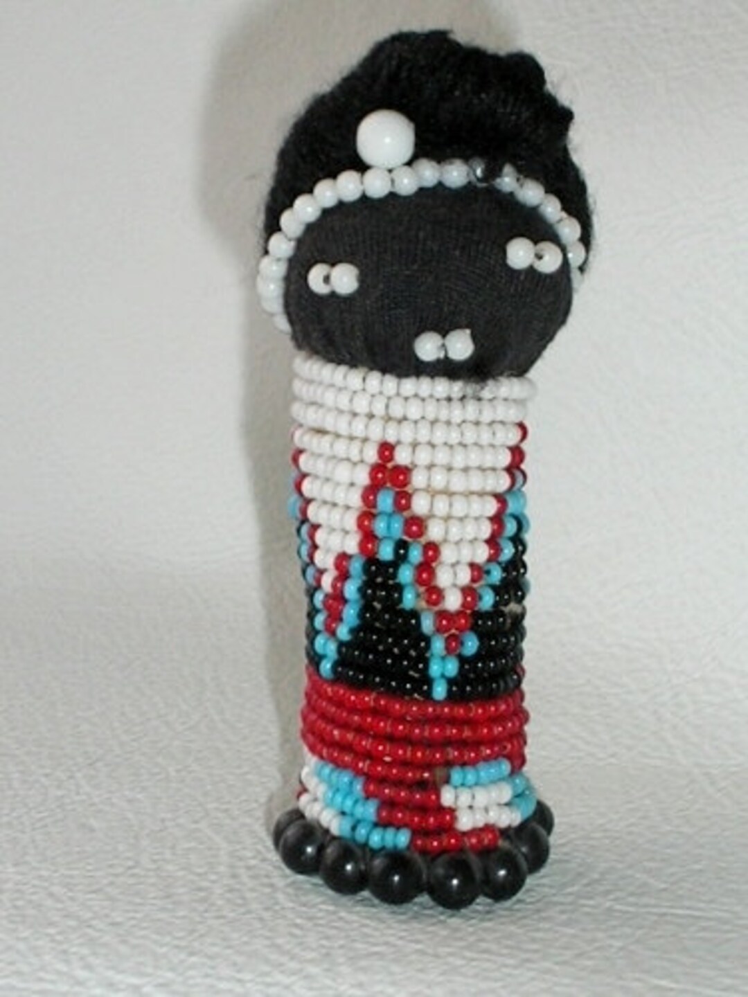 Zulu Matron Beaded Doll Made in South Africa Vintage White - Etsy