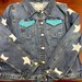 Custom Hand Painted Jean Jacket - University Sorority School Fraternity ...