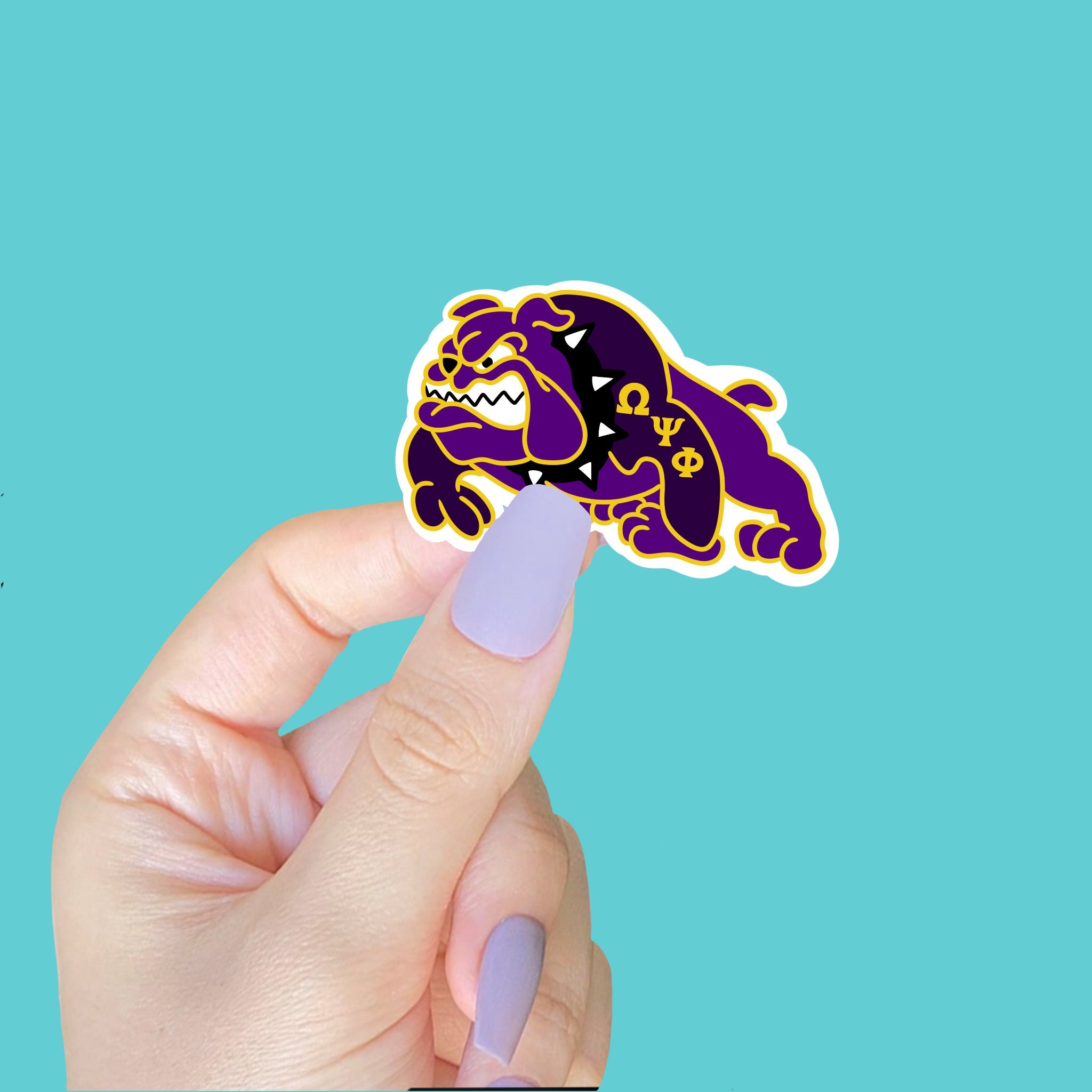 Que Dog Fraternity Glossy Vinyl Stickers Decals Frat Gift for Him ...