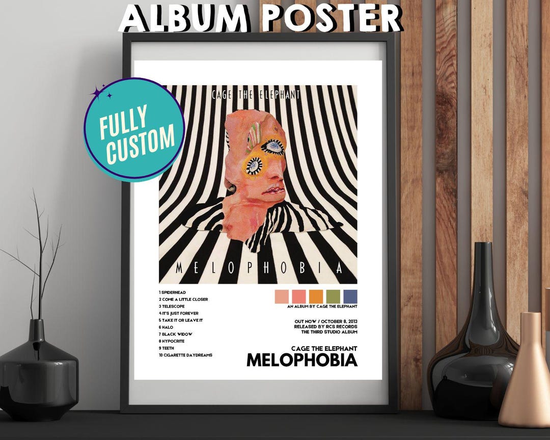Custom Music Album Poster | Music Wall Art, Album Cover Print, Choose ...