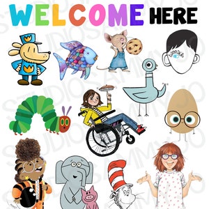 ALL Characters Welcome Here Classroom Poster | Digital Download ...