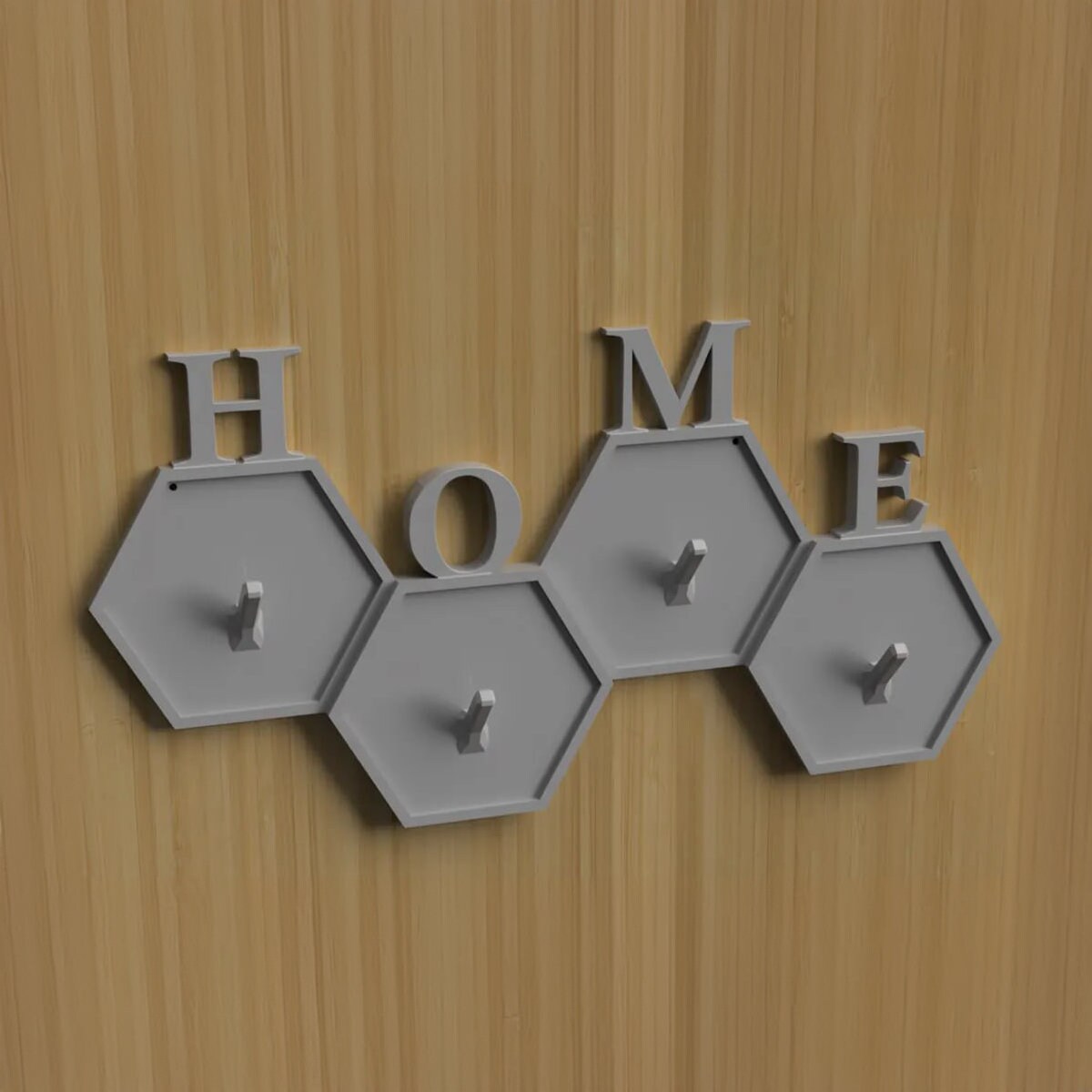 Home Decoration Key Holder 3D STL Model - Etsy