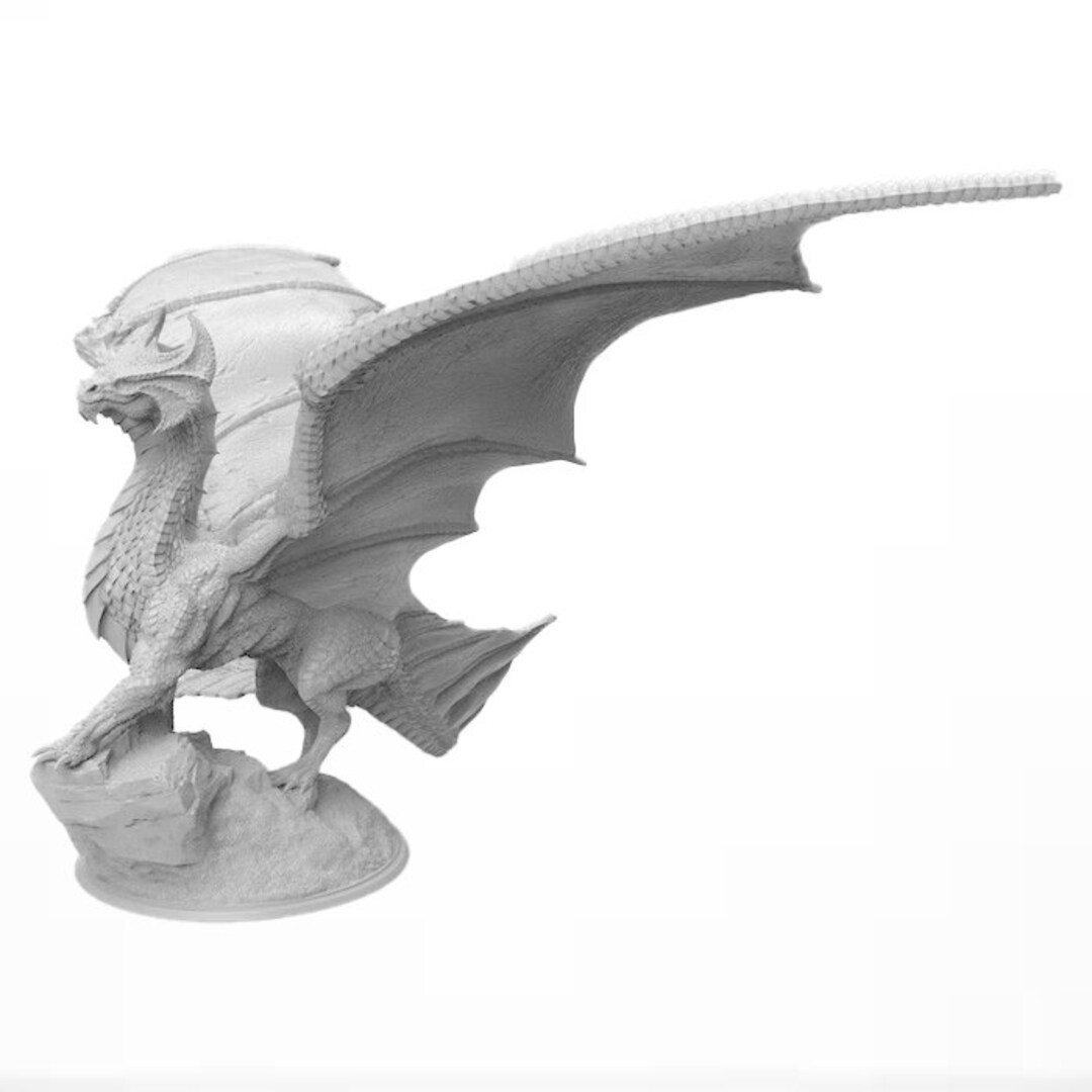 Dragon Model 3D STL - Etsy