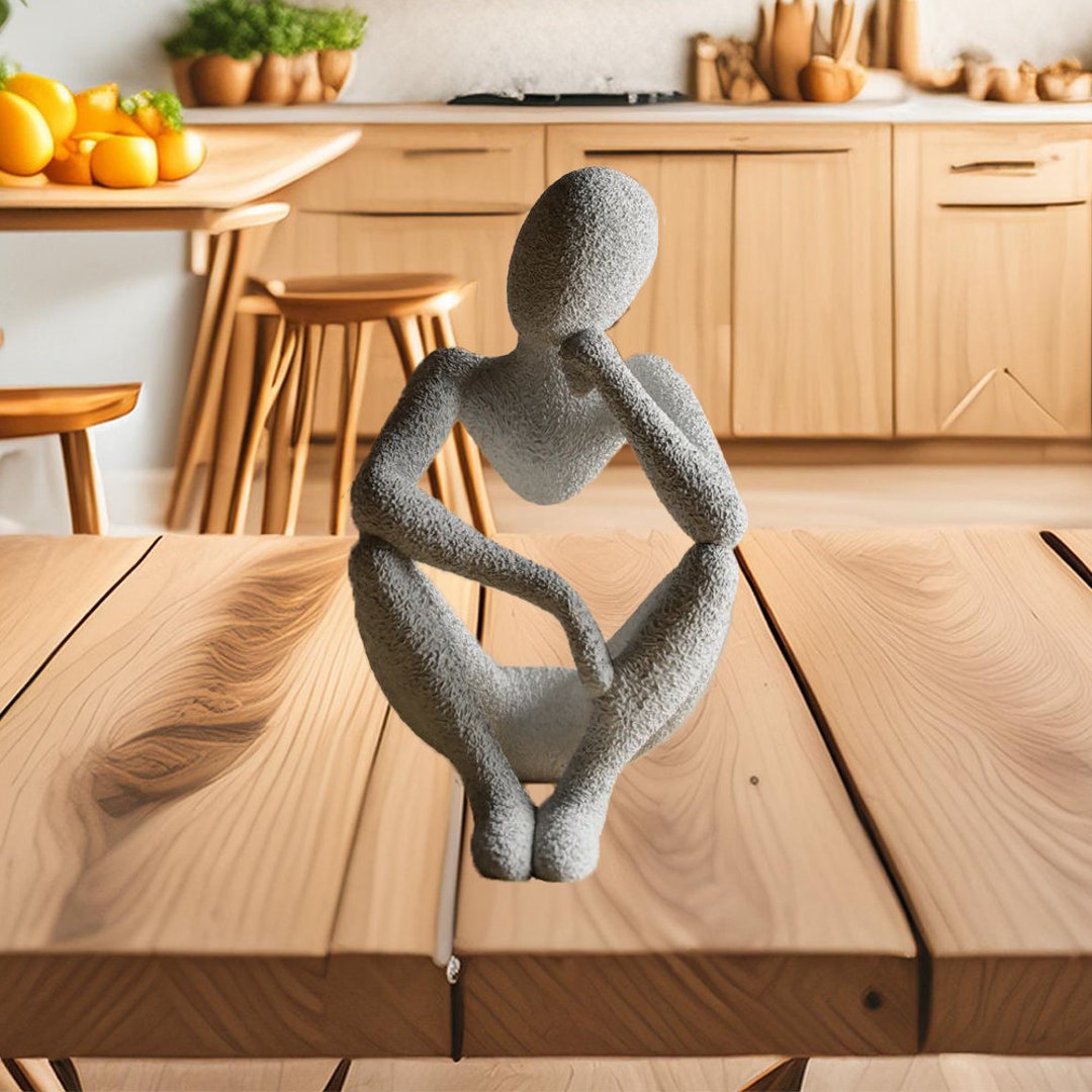 Thinking Man Statues 3D STL MODELS - Etsy