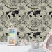 Vintage Adventure Map Wallpaper,compass, Globe, and World Map Pattern ...