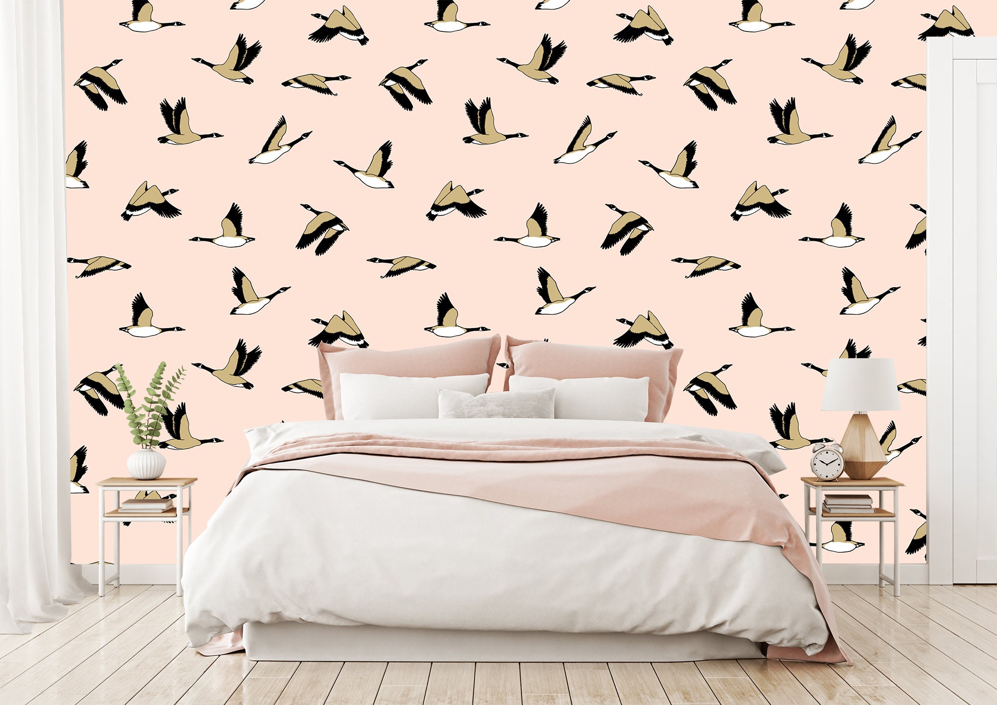 Elegant Flying Geese Wallpaper,geese in Flight Wallpaper,flying Geese ...