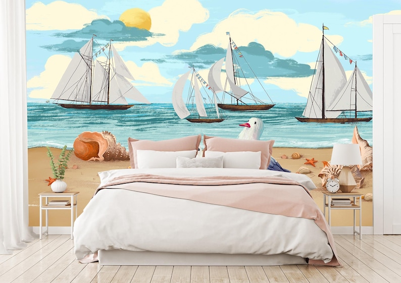 Pink Peony Peel and Stick Wallpaper, Vintage Botanical Floral Wall ...