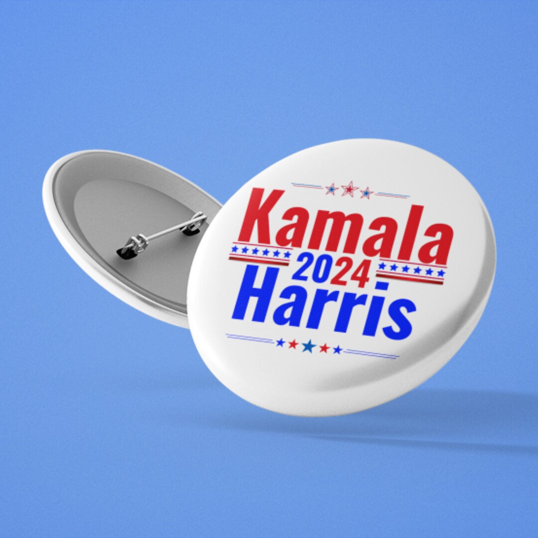 Kamala Harris for President 2024 Button Kamala Merch Harris for ...