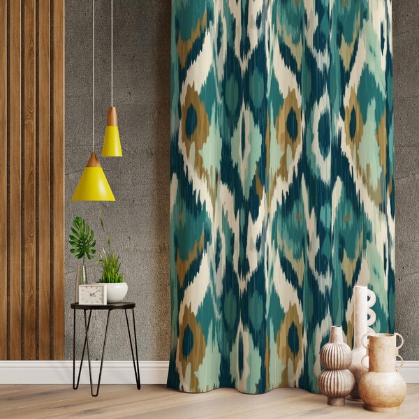 Ikat Curtains - Etsy