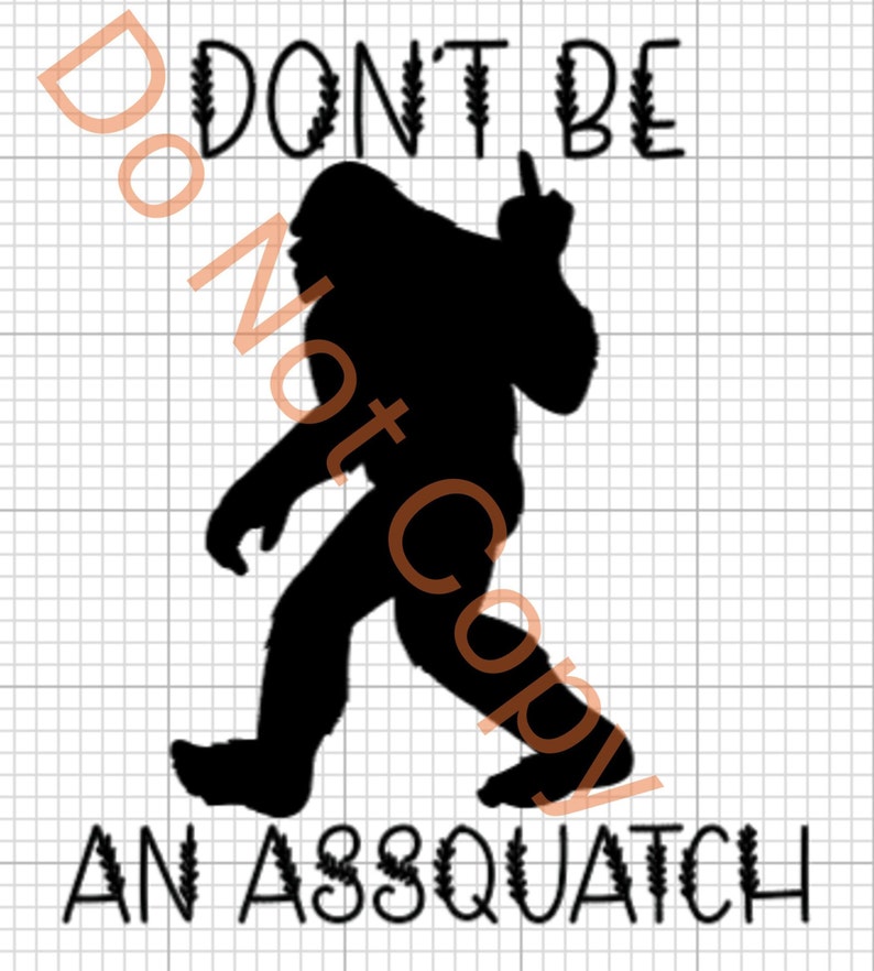 Decal Sasquatch, Decal Bigfoot, Bigfoot Middle Finger, Sasquatch Middle ...