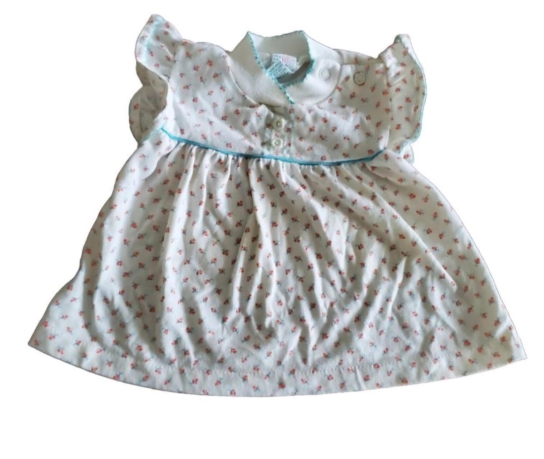 Vintage 1980s Garanimals Baby Short Sleeve Floral Dress Top Size 18 ...