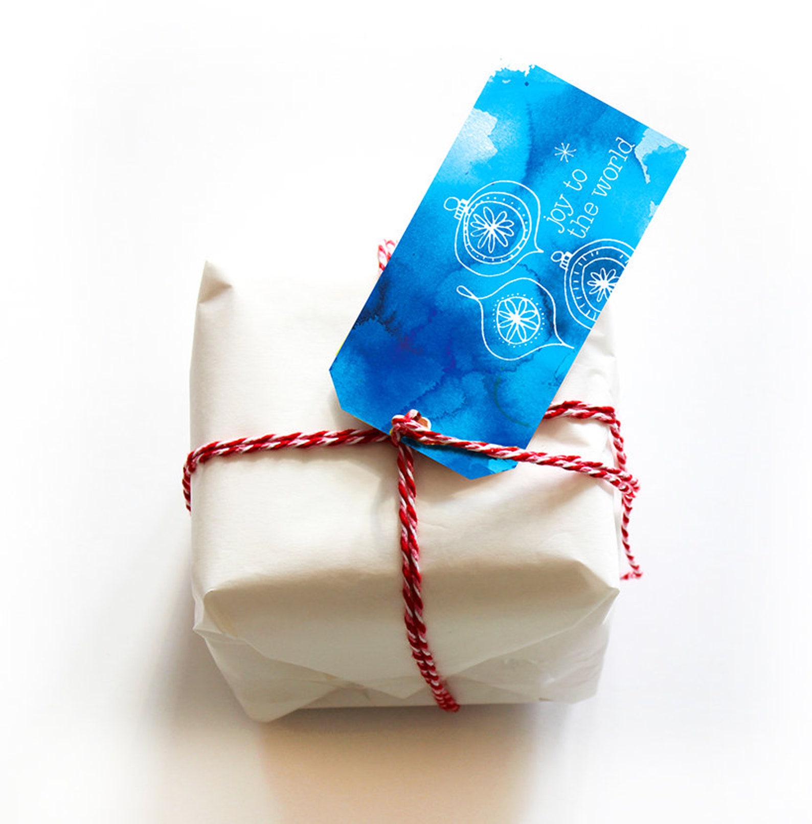 Bright Gift Tags Printable Digital Download Set of 10 Tags | Etsy