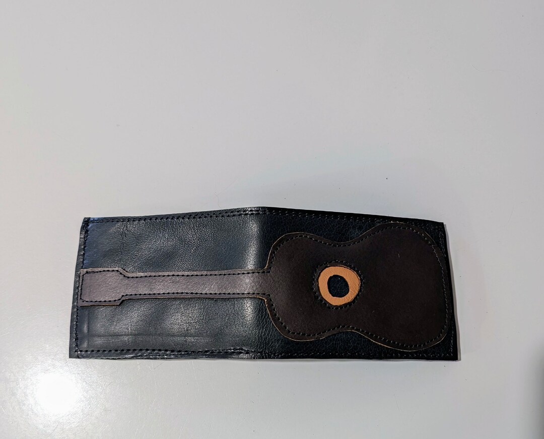 Leather Acoustic Guitar Wallet - Etsy