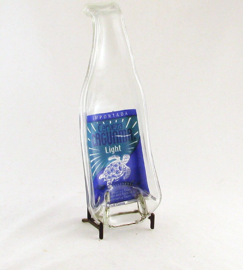 Sea Turtle Beer Bottle Cerveza CAGUAMA Light beer bottle | Etsy