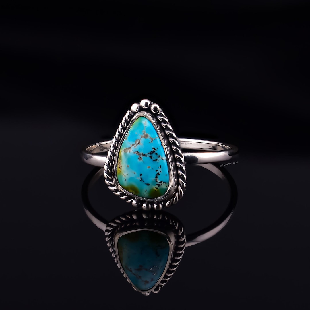 DAVIDHEESHEE /ring Size 8/ Native American Style Sterling Silver ...