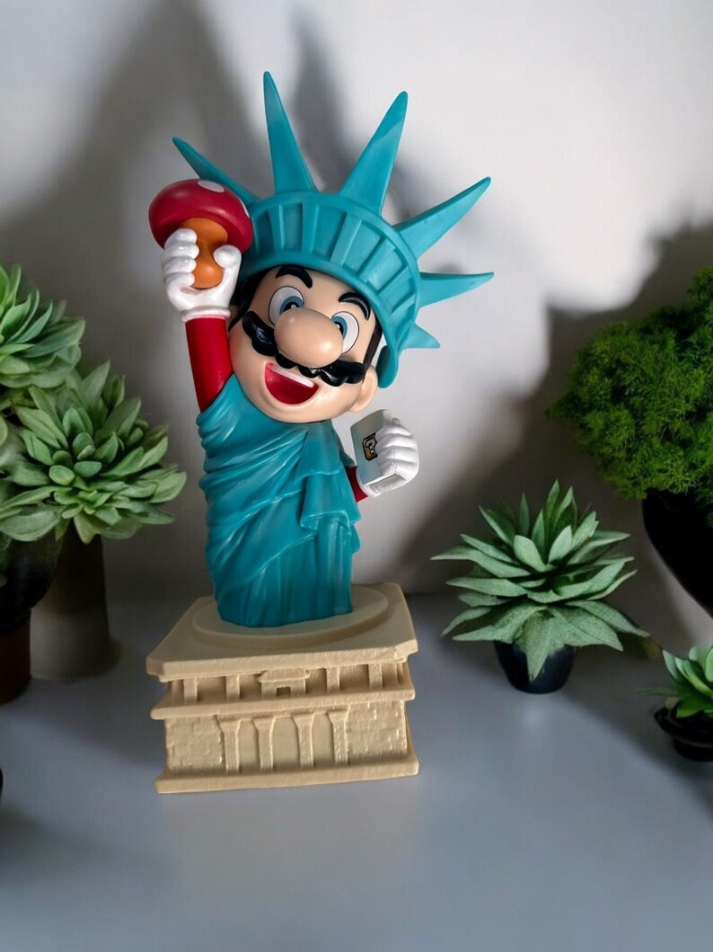 20cm Super Mario Princess Peach Statue - PVC Figure, Model Toys ...