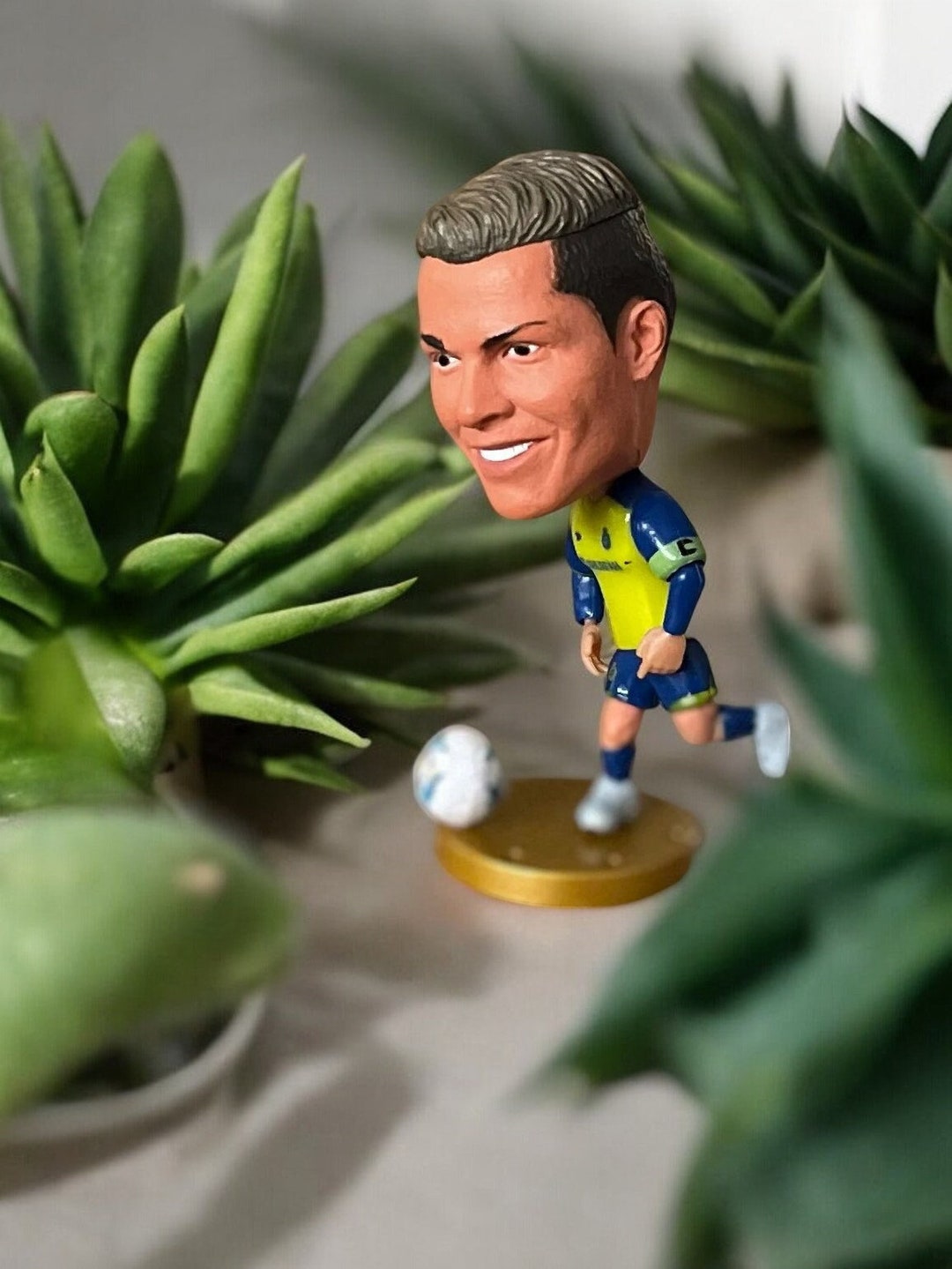 Mini Resin Doll Figurine of Cristiano Ronaldo Collectors and Football ...