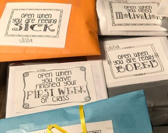 Open When Envelopes for College Students, Open When Letters College ...
