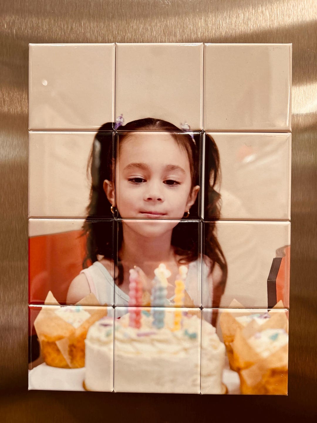 12pc Photo Collage Custom Photo Magnets, Collage Magnets, Photo Fridge ...