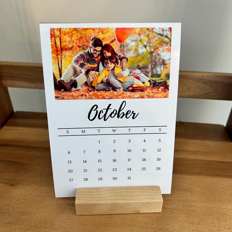 Standing Calendar - Etsy