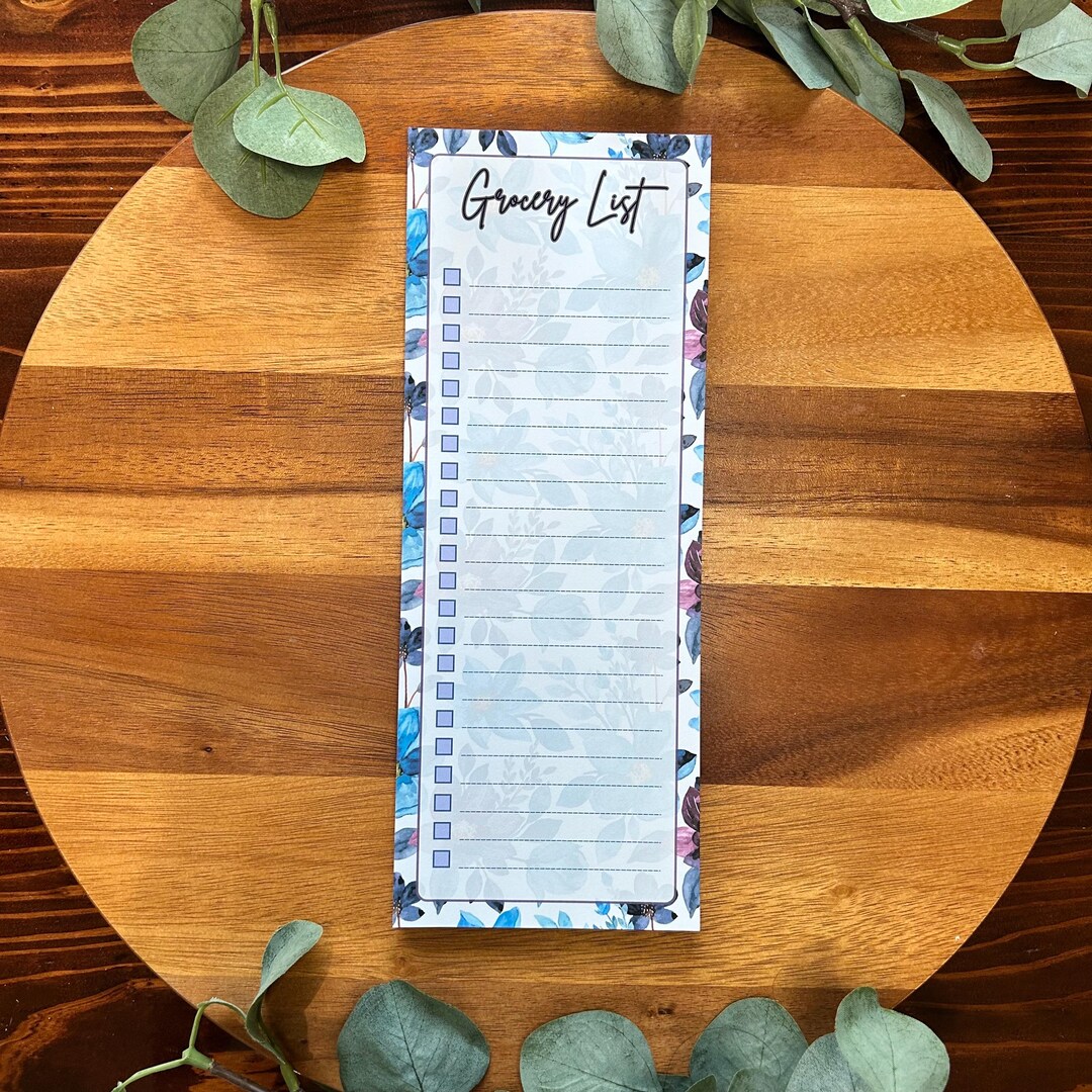 Grocery List Notepad, Magnetic Grocery List , Grocery List, Buying List ...