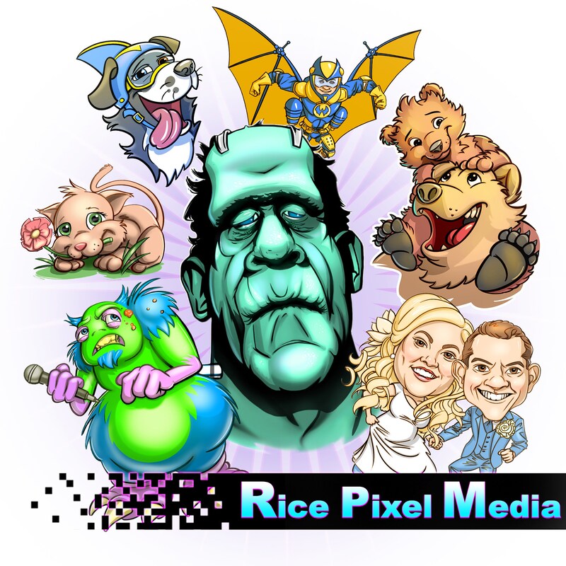 Cartoon Character - Etsy