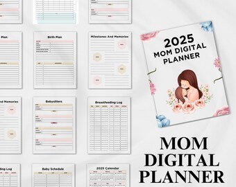 Busy Moms Planner, Family Organizer, Mom Daily Planner, Mom Planner ...