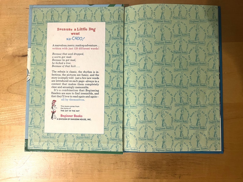Because a Little Bug Went Ka-choo! 1975 First Edition, by Rosetta Stone ...