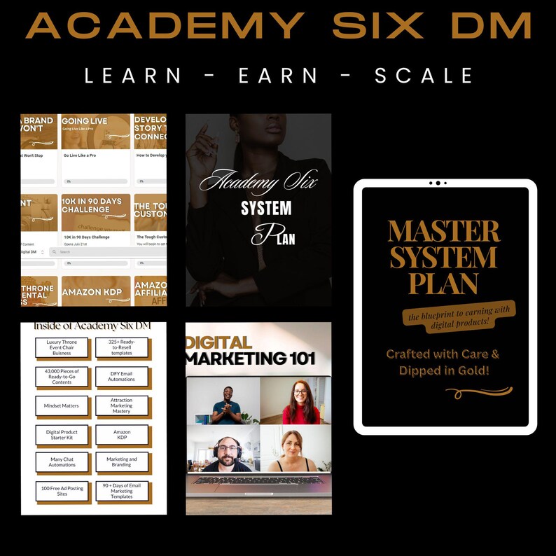 Academy Six Digital DM - Etsy