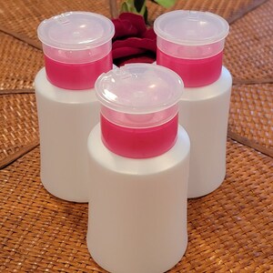 Pump Dispenser Bottle: 5oz Plastic Container for Acetone/cleanser - Etsy
