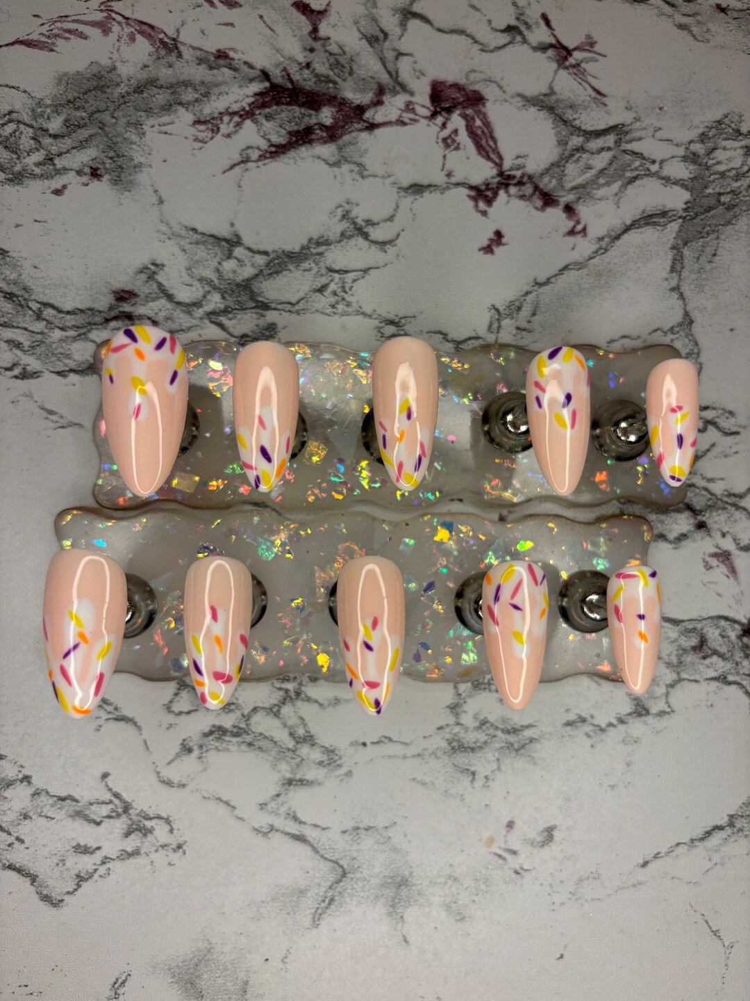 Melted Icing/cupcake Nails - Etsy