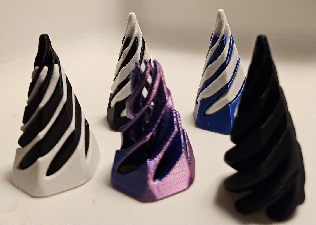 Fidget Cone Spinner Gadget Desktop Stress Relieving Impossible Vortex ...