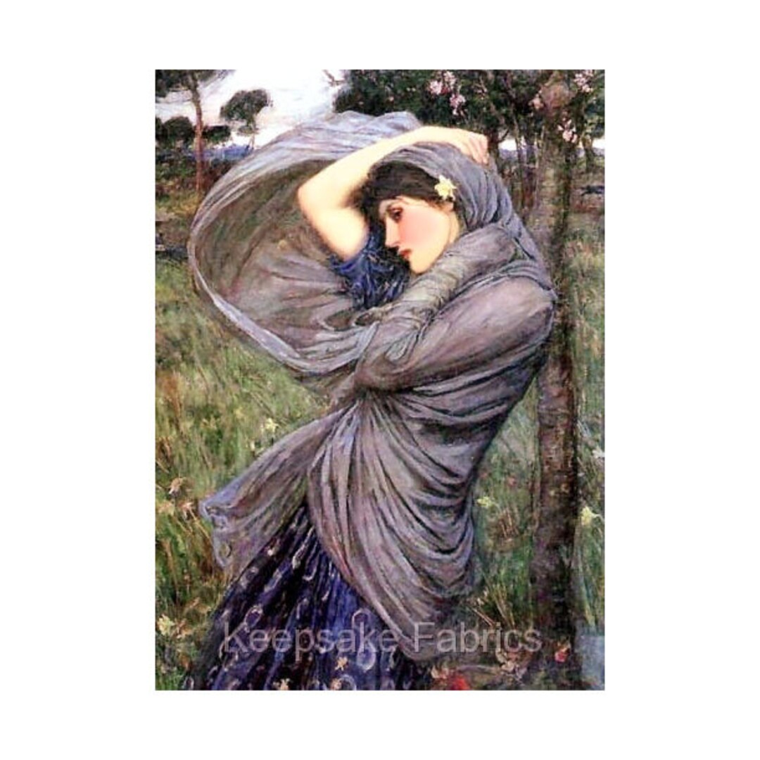 Waterhouse Boreas Reproduction Fabric Crazy Quilt Block Quilting Sewing ...