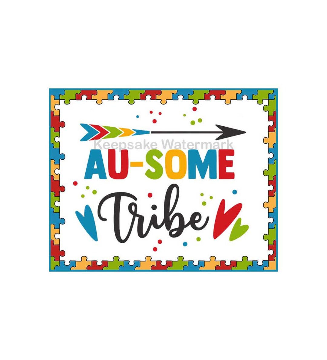 Autism AU-SOME Tribe Refrigerator Fridge Gift Magnet Free Shipping - Etsy