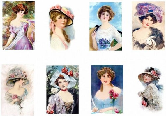 Beautiful Victorian Ladies Quilt Collection Crazy Quilt Blocks | Etsy