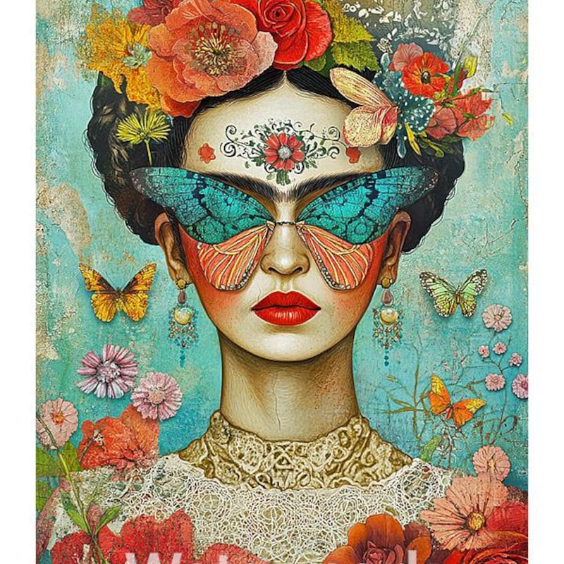 Frida Print for Fabric - Etsy
