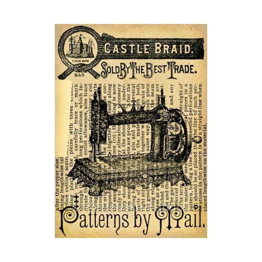 Vintage Essence Old Fashion Sewing Reproduction Fabric Crazy Quilt ...