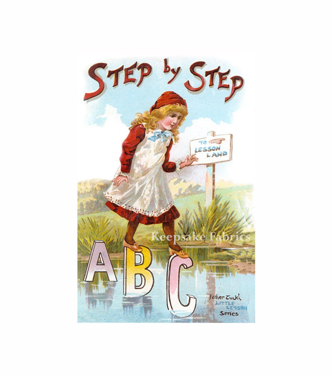 Step by Step Abc's Vintage Reproduction Fabric Crazy Quilt Block Free ...