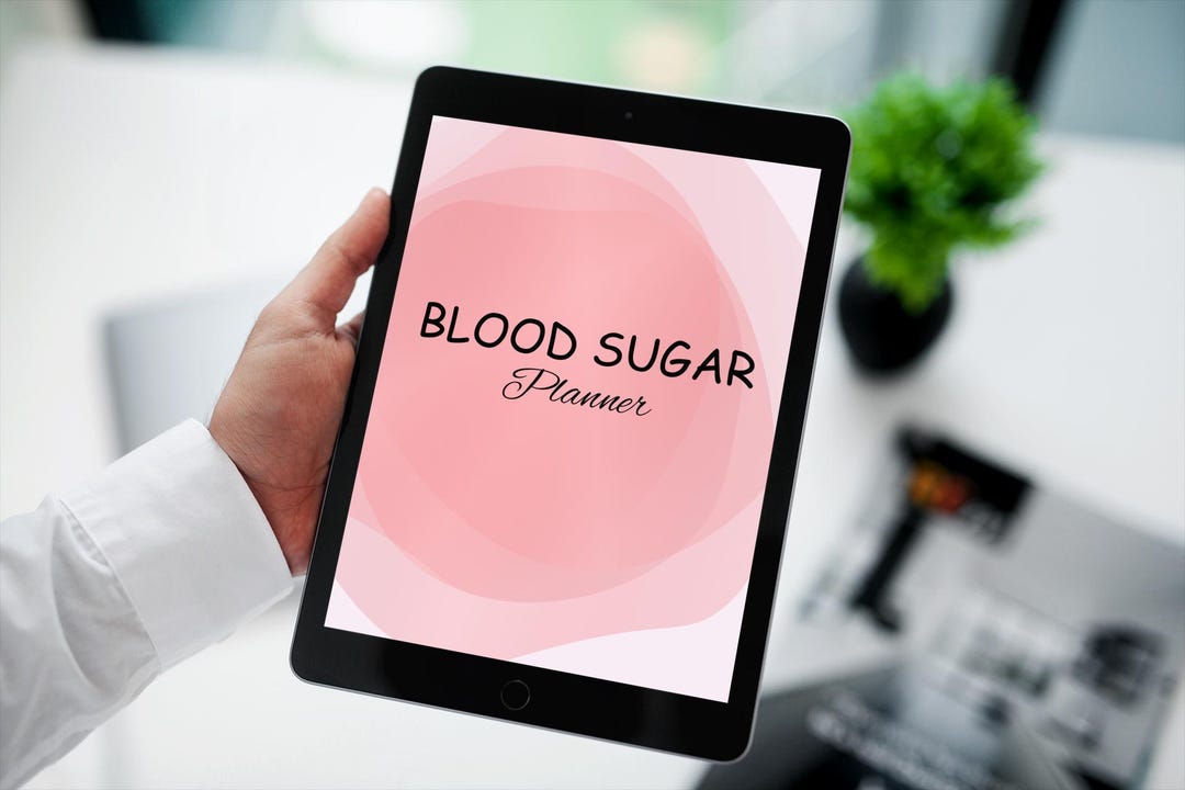 Blood Sugar Digital Planner, Diabetes Tracker, Glucose Level Log ...