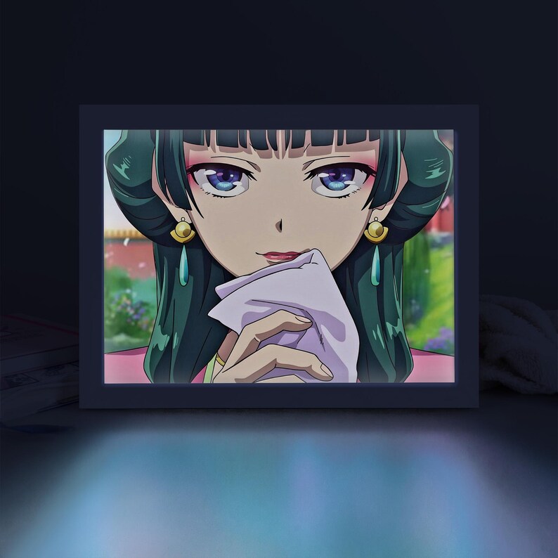 Maomao LED Anime Light Frame: the Apothecary Diaries Art - Etsy