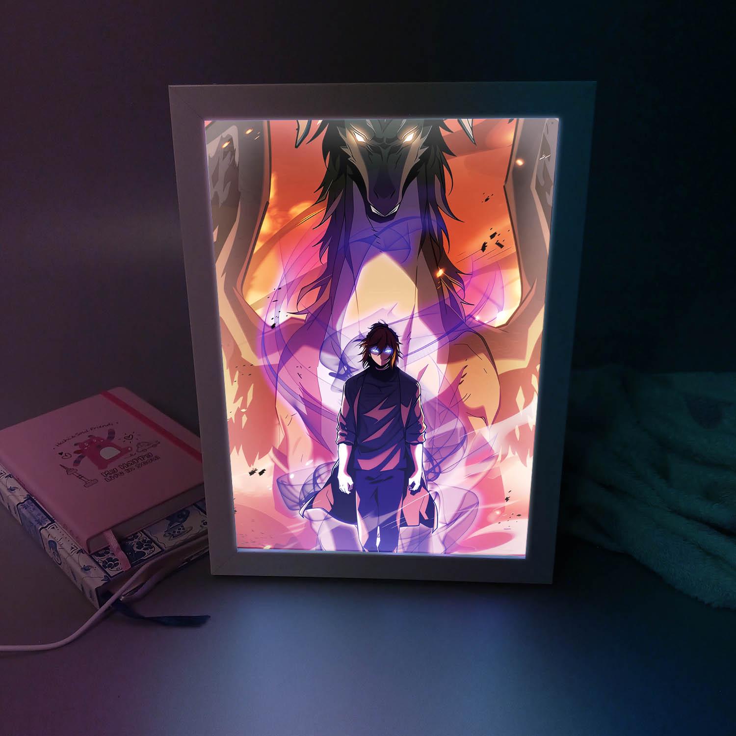 The Beginning After the End, LED Frame, Novel, Anime Light Box, LED Art ...