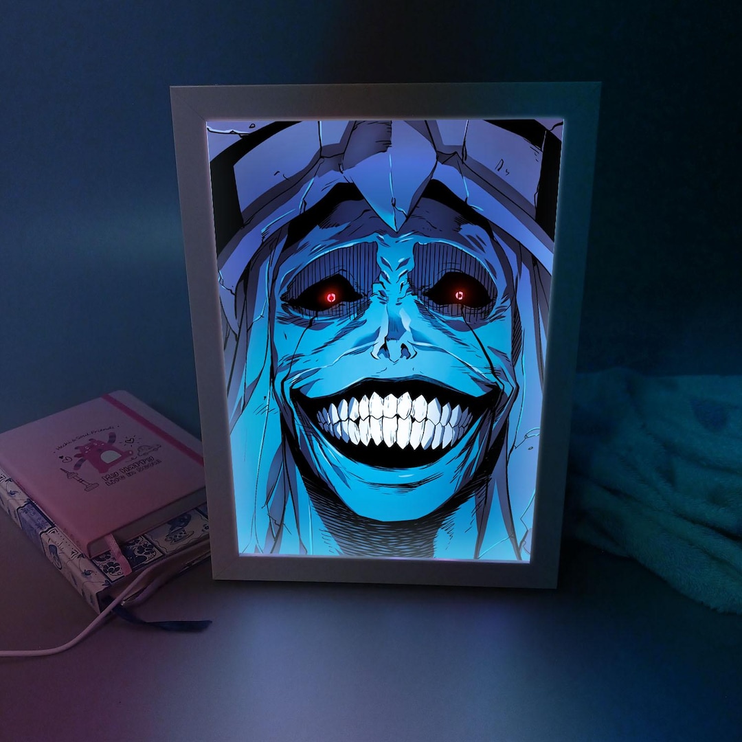 Solo Leveling LED Frame, the Architect, Statue of God Smile, Anime ...