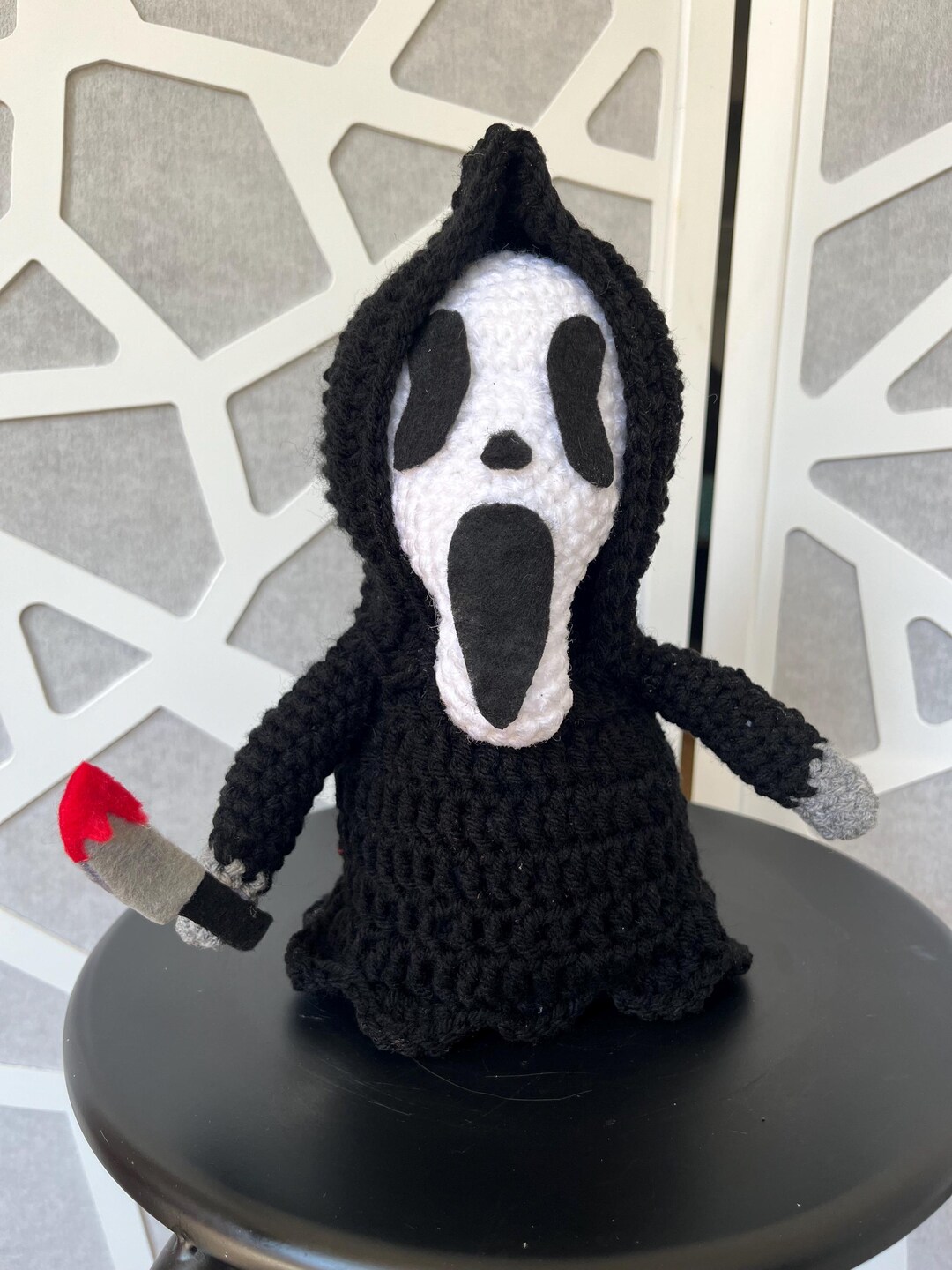 Ghostface Crocheted Plush - Etsy