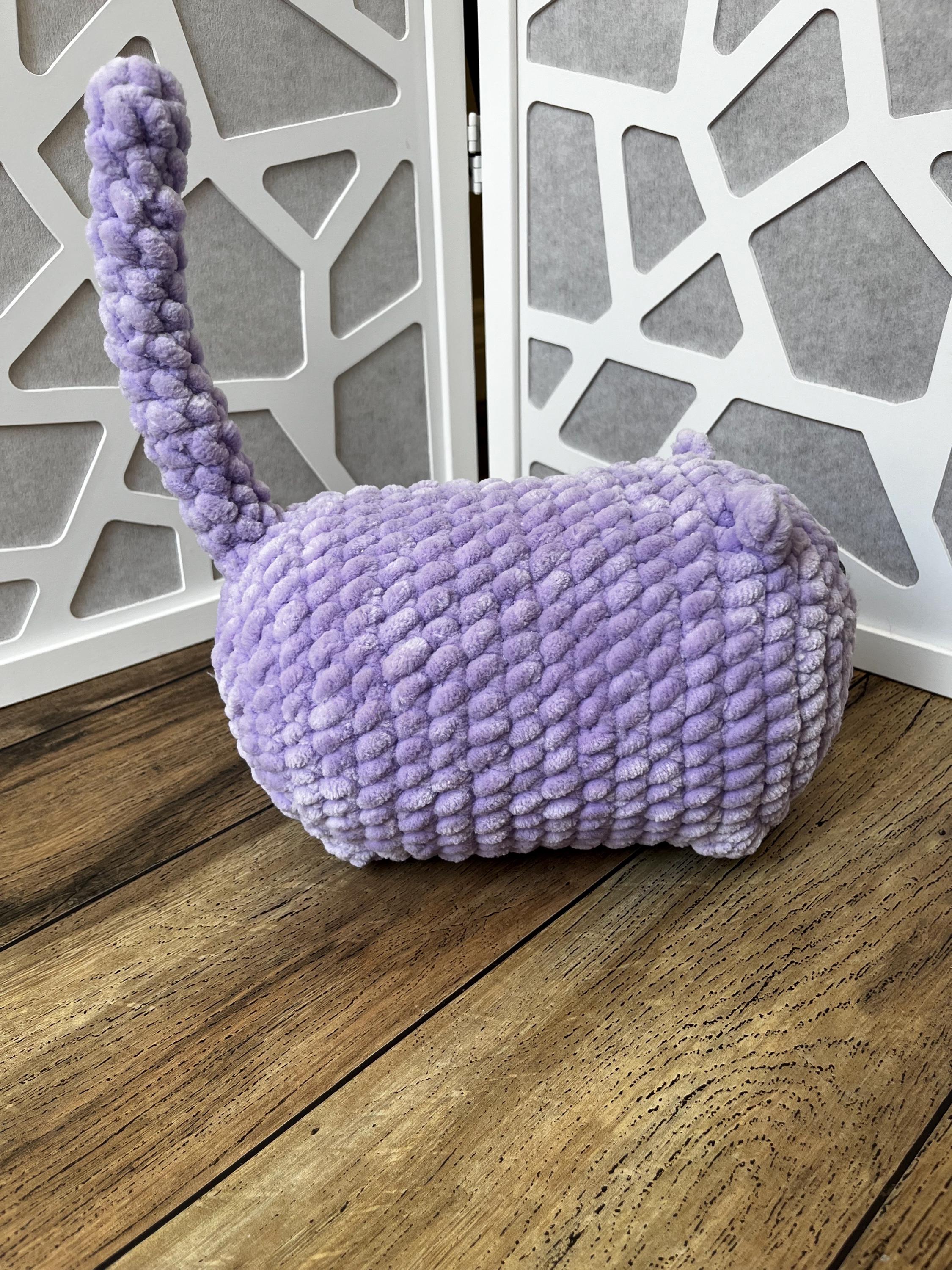 Large Lavender Loaf Cat - Etsy