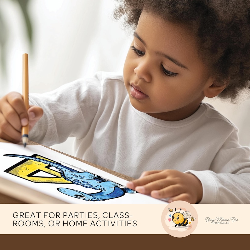 ABC Dinosaur Coloring Book – Printable Dino Alphabet Activity, Kids ...