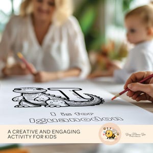 ABC Dinosaur Coloring Book – Printable Dino Alphabet Activity, Kids ...