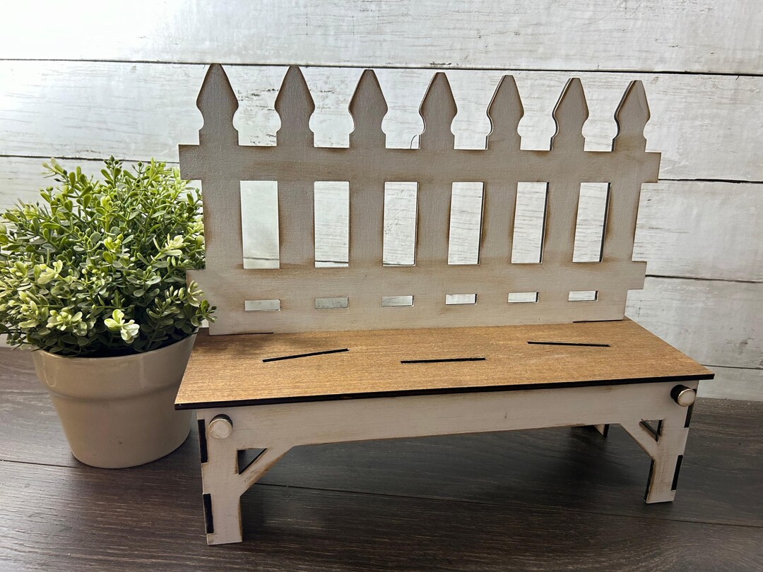 Miniature Bench, Picket Bench - Etsy
